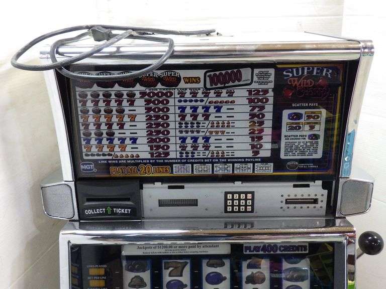 IGT slot machine "Super Wild Cherry", model 96438300, 44"H, will need ...