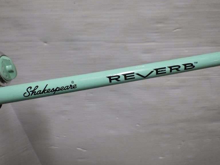 Shakespeare reverb rod/reel combo, 67"L, new - Albrecht Auction Service