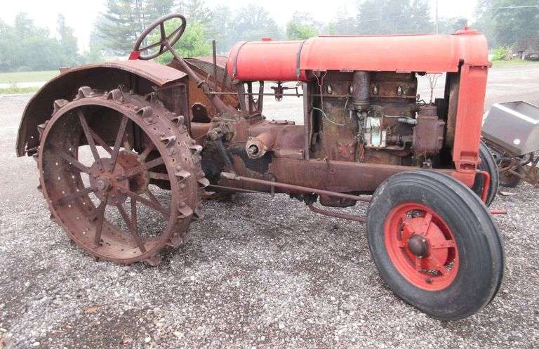McCormick Deering tractor from early 1900s, engine cranks and has ...
