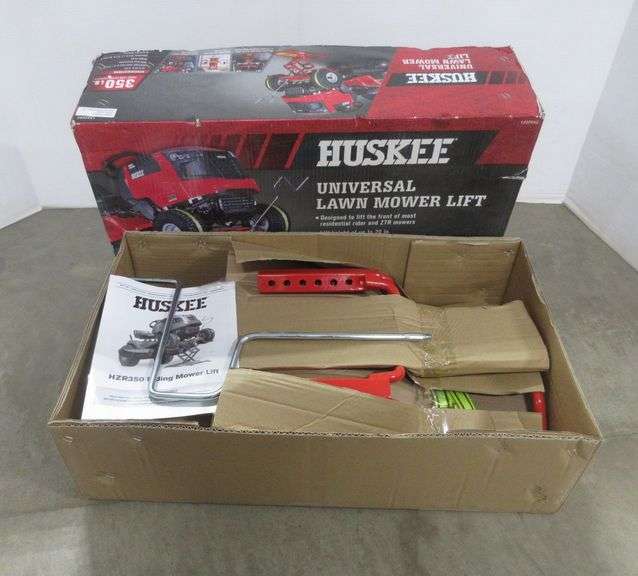 Huskee universal lawn mower lift, 350 lb. front load lifting capacity ...