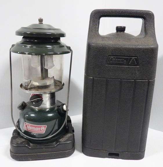 Coleman lantern, model 288 dual mantle, includes case - Albrecht Auction Service