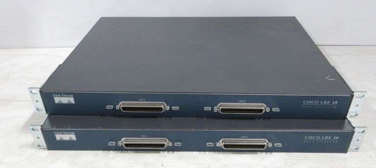 (2) Cisco PS-IM-LRE 48 pots splitter for Cisco catalyst 2900, removed ...