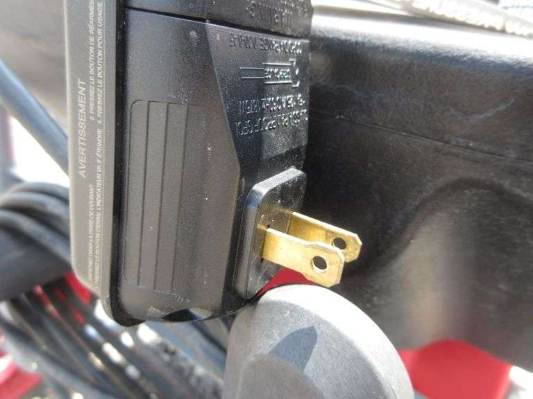 Hyper Tough electric power washer, GFI switch is stuck, as is ...