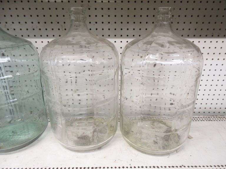 (5) Five-gallon carboys, used - Albrecht Auction Service