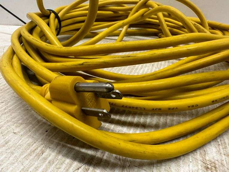 100' Heavy duty 110V twist lock extension cord, male 110V plug to a ...