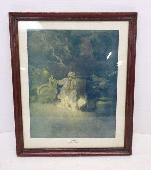 Cassim print by Maxfield Parrish, from Alibaba and the 40 thieves, 12 ...