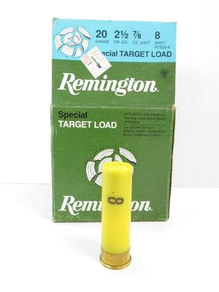 (150) Rounds of Remington 20-Gauge special target load shotgun shells ...