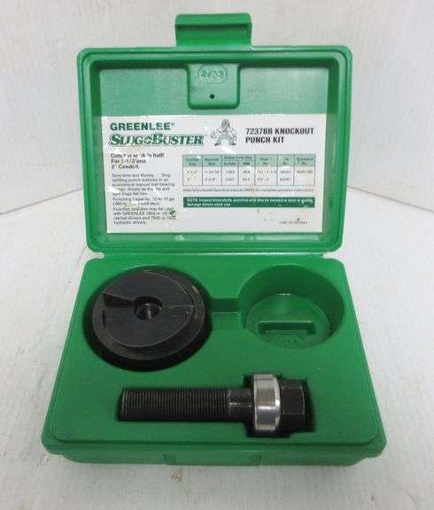 GreenLee slug buster 7237BB knockout punch kit, 2" conduit - Albrecht ...