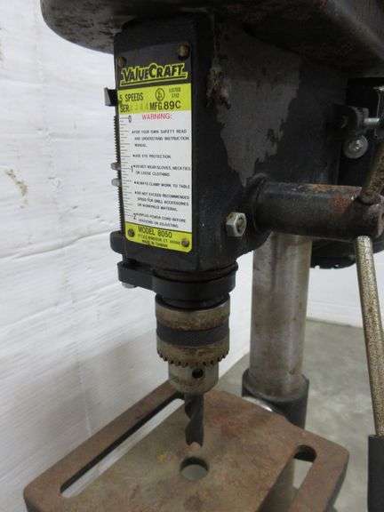 Valucraft benchtop drill press, works - Albrecht Auction Service
