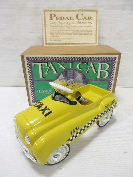 Die-cast metal limited edition model taxi cab collectible, 1/3 scale ...