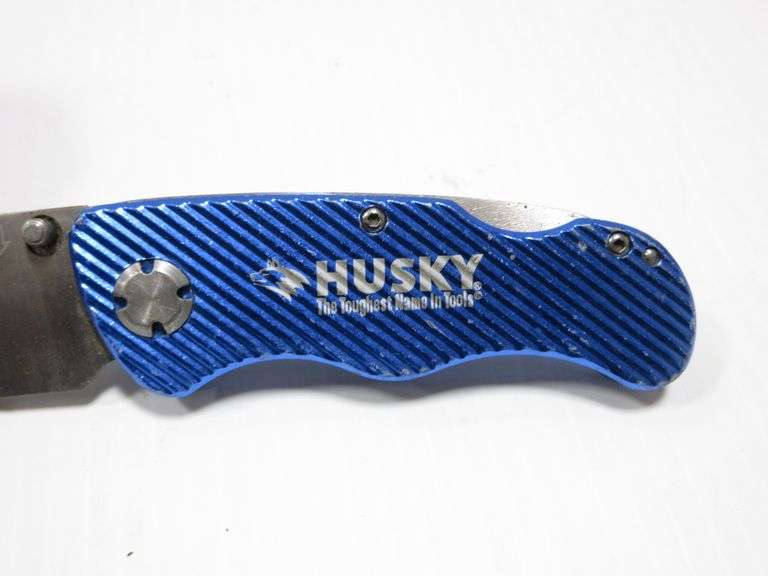 (10) Box cutters, include: 6- Husky, 2- Milwaukee, 1- Kobalt, and 1 ...