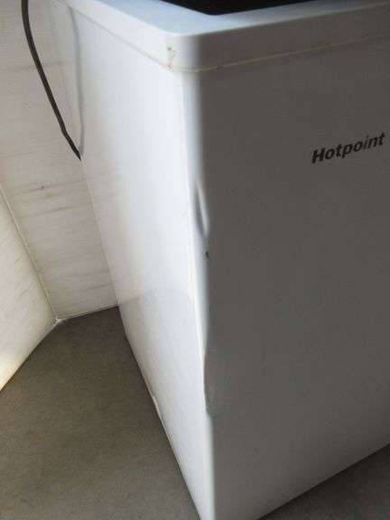 Hotpoint deep freezer, 37"W x 21"D x 34"H - Albrecht Auction Service