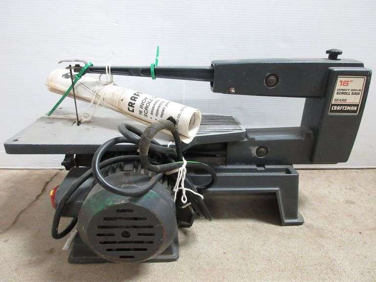 16" Craftsman scroll saw, used - Albrecht Auction Service