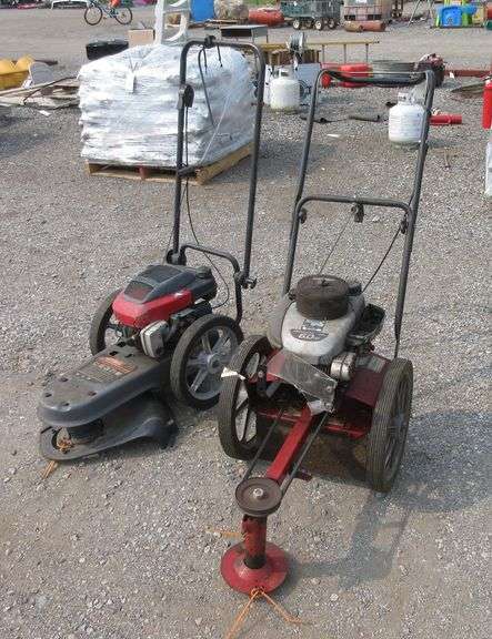 (2) Walk behind string trimmers, for parts or repair, as is - Albrecht ...