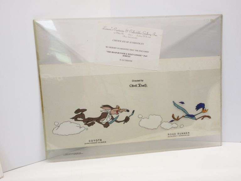 1992 Limited edition Looney Tunes Road Runner and Wile E. Coyote pan ...