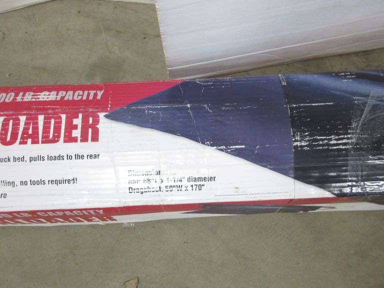 Haul Master truck bed cargo unloader, 1-Ton capacity, Item No. 60800 ...