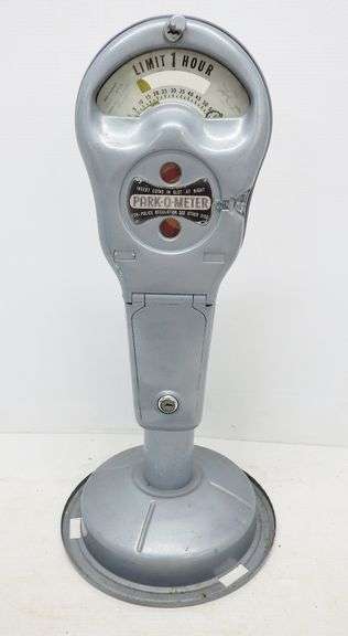 Park-O-Meter older parking meter, 23"H - Albrecht Auction Service