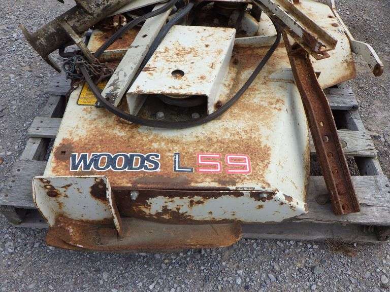 Woods L59 belly mower, fits many tractors and includes brackets to ...