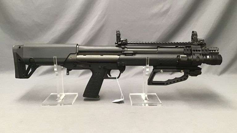 Kel-Tec KSG 12-gauge bullpup shotgun, holds 13 shells, Crimson Trace ...