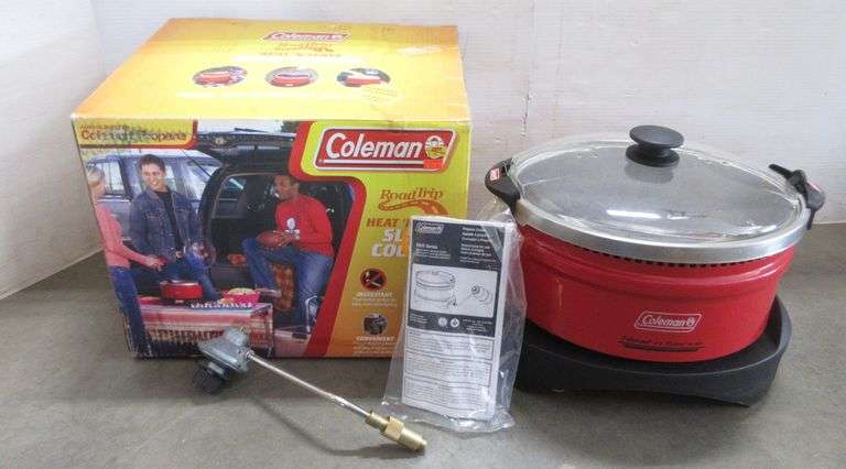 Coleman propane slow cooker, 6-quart - Albrecht Auction Service