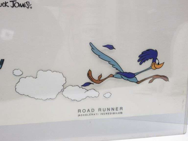 1992 Limited edition Looney Tunes Road Runner and Wile E. Coyote pan ...