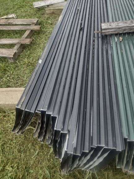 Bundle #1 of standing seam metal roofing, interlocking sheets with no ...