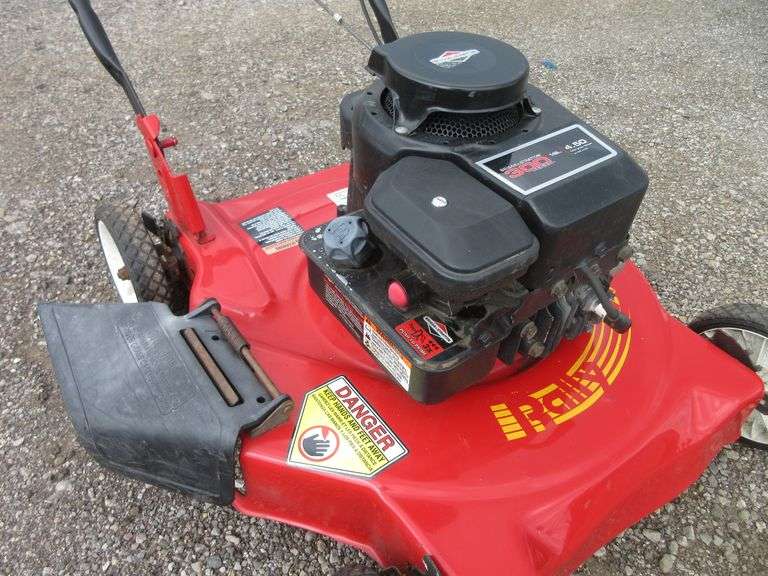 Rally 20" lawn mower, Briggs & Stratton 300 series, 148cc, 4.50 ft/lbs ...