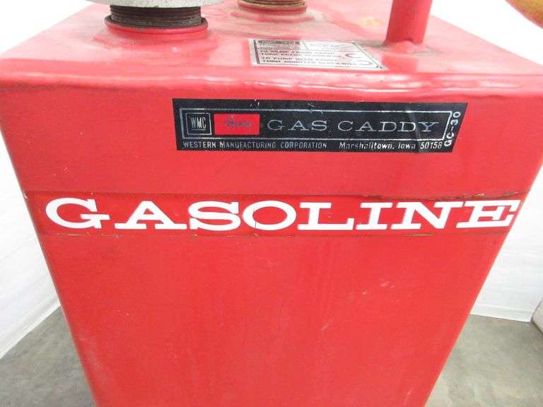 Western Manufacturing corp. "Handy" gas caddy, GC-30, 30-Gallon, used ...