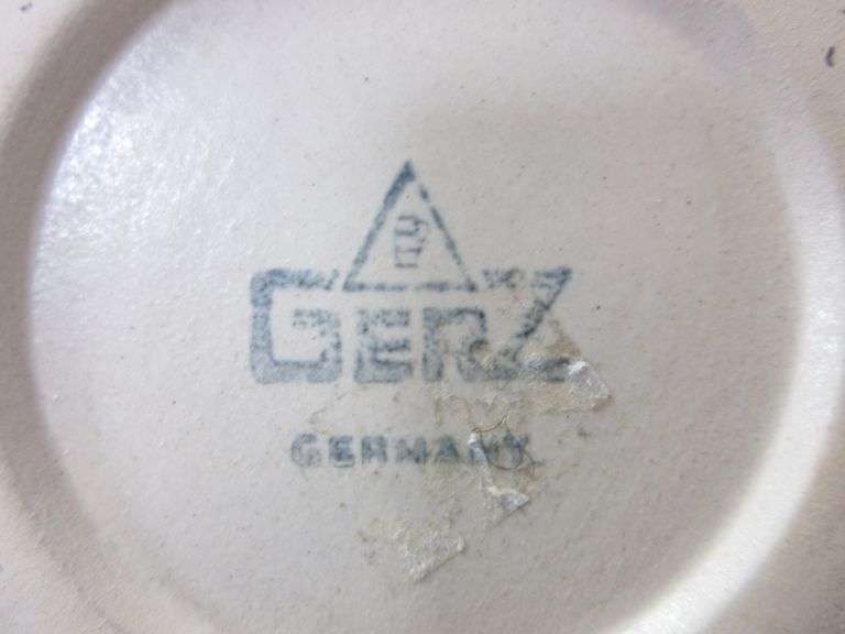 (2) Beer steins, include: 1- Gerz fish stein, made in Germany; 1 ...