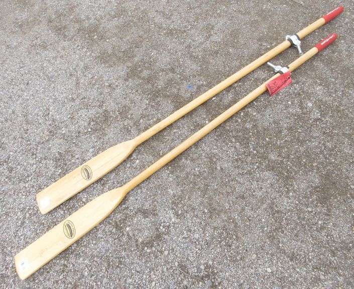 Set of (2) Feather brand rowing oars, made in USA, new - Albrecht ...