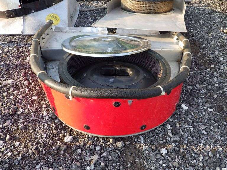 (2) Racing air cleaner, and air shroud - Albrecht Auction Service