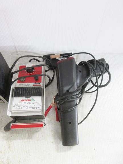 Sun dwell tach meter, Penske dwell tach meter, and an inductive timing ...