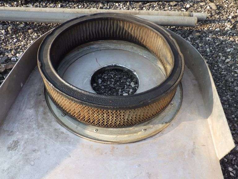 (2) Racing air cleaner, and air shroud - Albrecht Auction Service