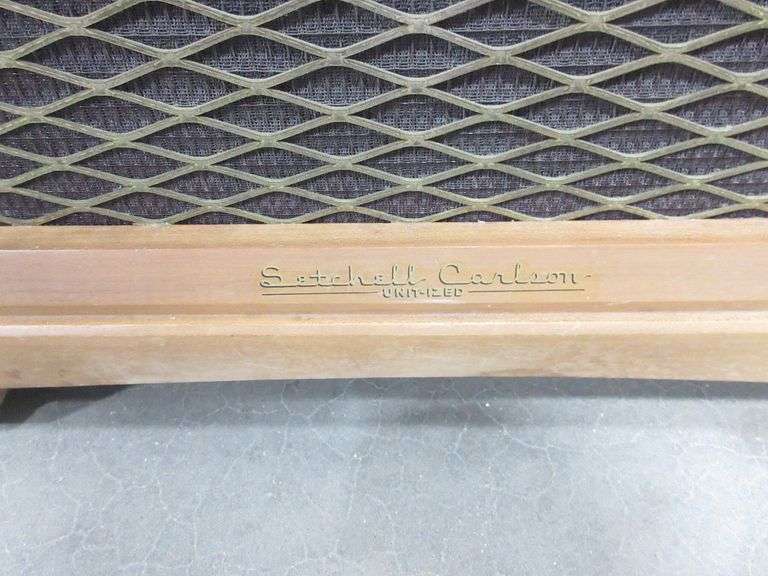 Setchell Carlson console stereo turntable speaker system, 21"W x 17"D x ...