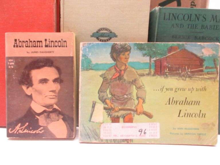 Collection of (27) Abraham Lincoln books, complete list attached to the ...