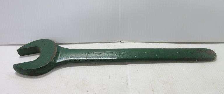 JH Williams USA huge industrial cast iron open end wrench, two- 7/16 ...