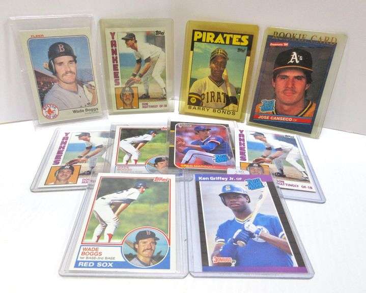 (10) Rookie and Hall of Fame baseball cards - Albrecht Auction Service