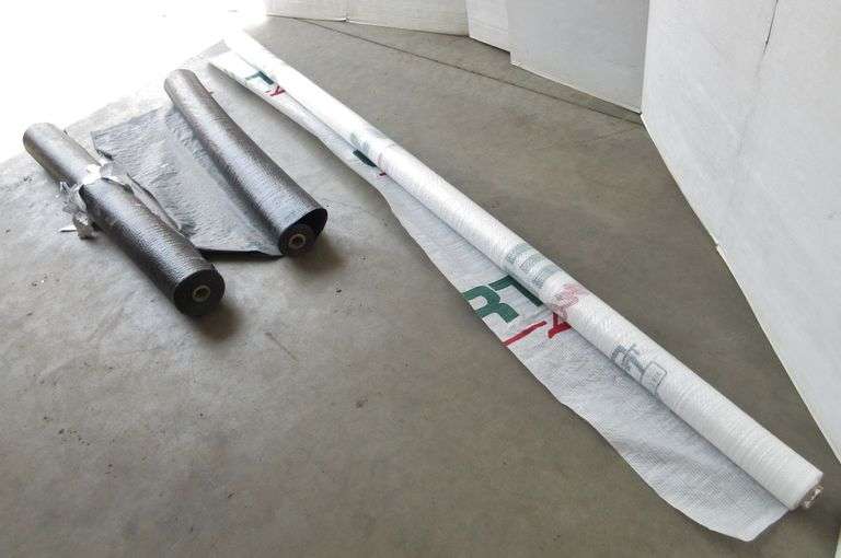 Tri Synthetic underlayment, 48" x 150', roll and half roll, partial ...