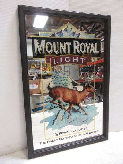 Mount Royal Whiskey Mirror - Albrecht Auction Service