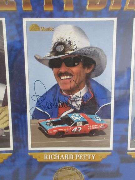 The Petty Dynasty personally signed by all three Petty's, sealed in ...