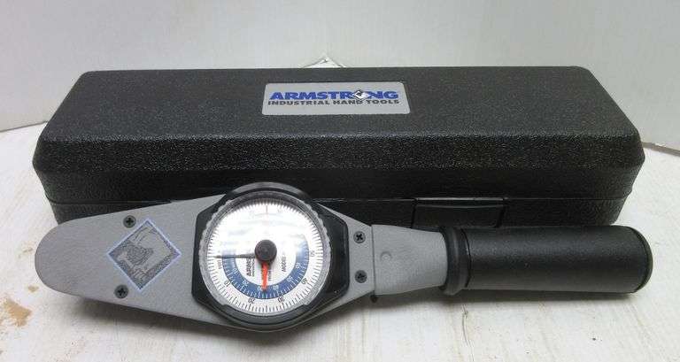 Armstrong Model 64-358A 1/2" dial torque wrench, measure in foot/pounds ...