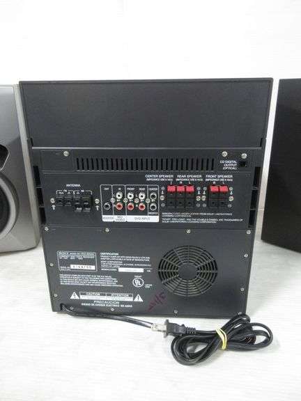 Sony 3-CD Deck dual cassette AM/FM radio stereo system, model MHC-BX6AV ...