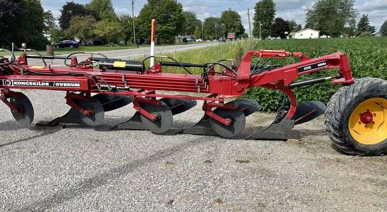 Kongskilde/Overum 4-Bottom Plow, 5000 Series, Vari-Width - Albrecht ...