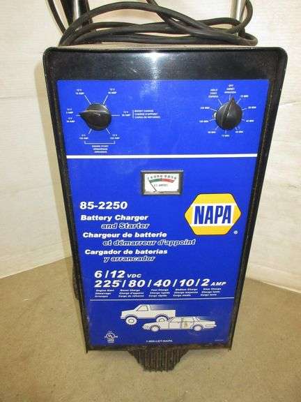 Napa battery charger, 85-2250, 32"H, like new - Albrecht Auction Service