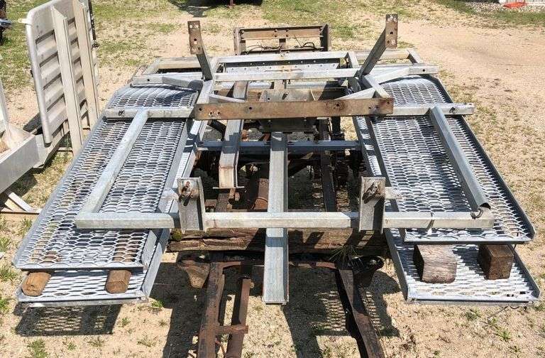 Galvanized Metal Ramp System Removed from a 2011 Ford F-550, 25 Lineal ...