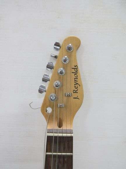 J. Reynolds JR 6-String double cutaway electric guitar, missing string ...