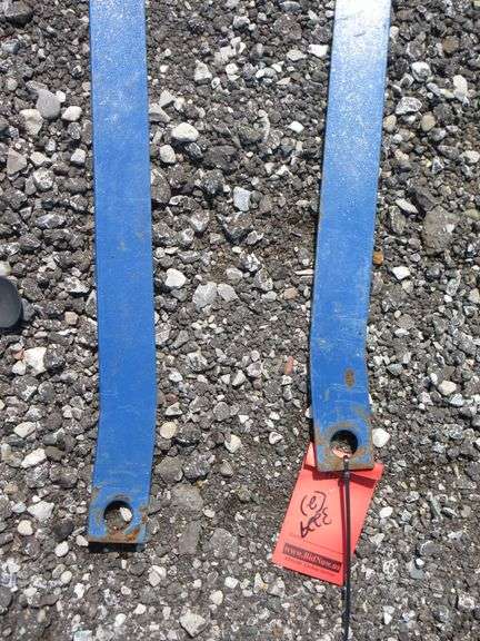 Pair of farm tractor 3-point hitch stabilizer arms, in used condition ...