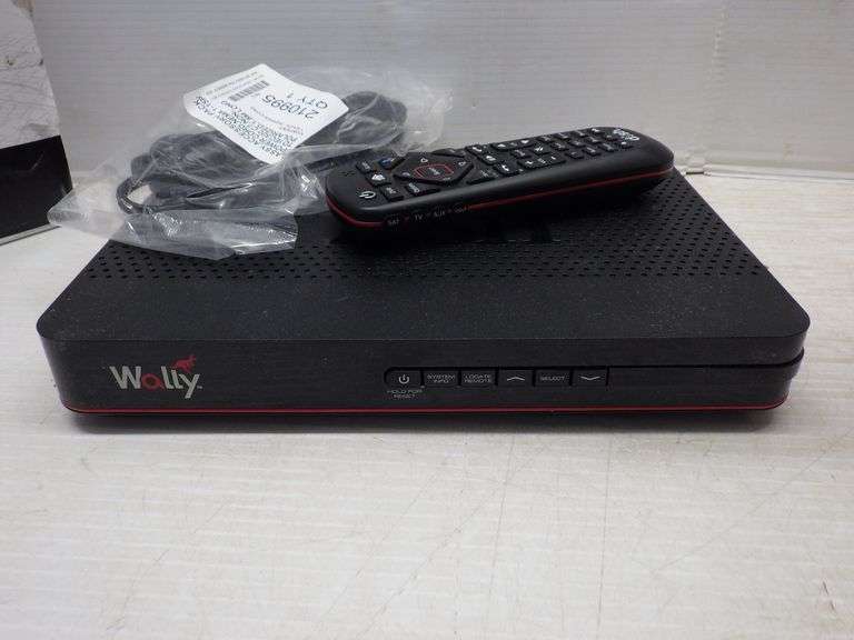 Mobile RV single tuner satellite dish, Wally HD receiver with remote ...