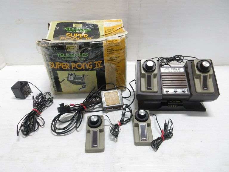 Retro Sears tele-games, Super Pong IV - Albrecht Auction Service