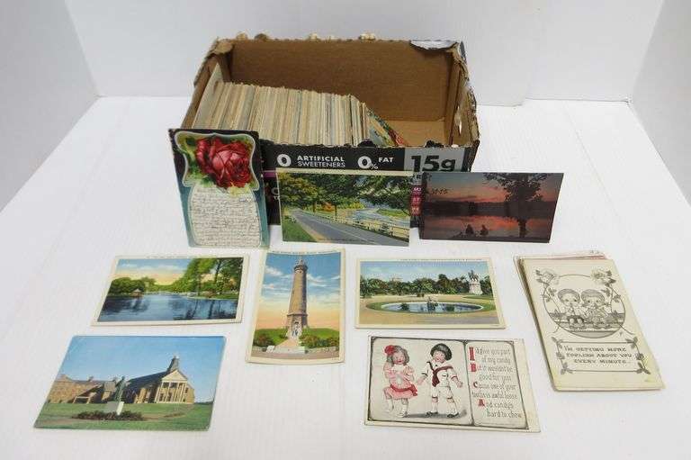 Approx. (500) Vintage postcards, includes many Pre-1920's and Pre-Split ...